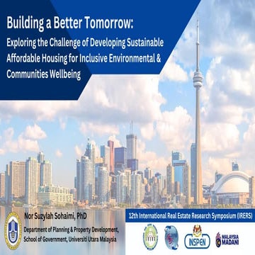 Building a Better Tomorrow: Exploring the Challenge of Developing ...