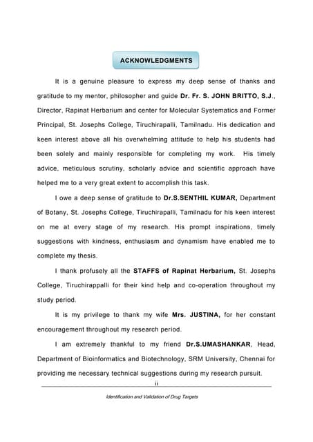 Sample Acknowledgement of Project Report | DOCX