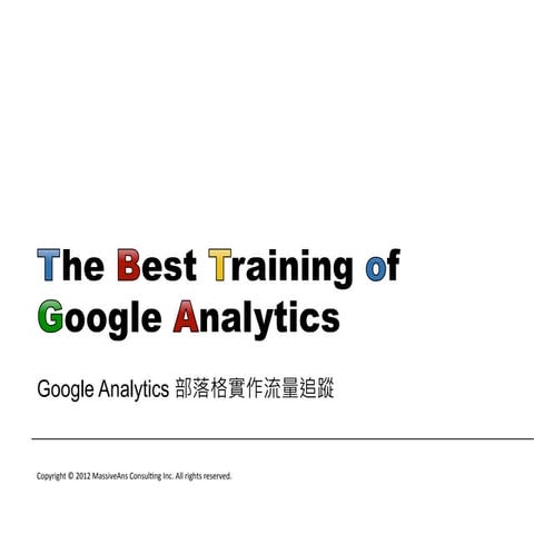 Google Analytics blog support | PDF