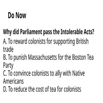 Causes of revolutionary war 1 | PPTX