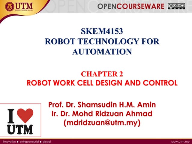 Robot work cell layout | PPT