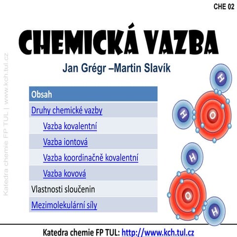 CHE 02: Chemicka vazba | PDF