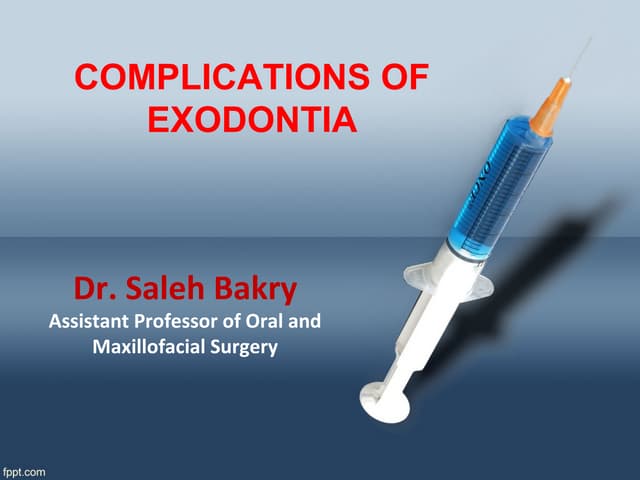 Exodontia Principles and Techniques | PDF | Dental Health | Diseases ...