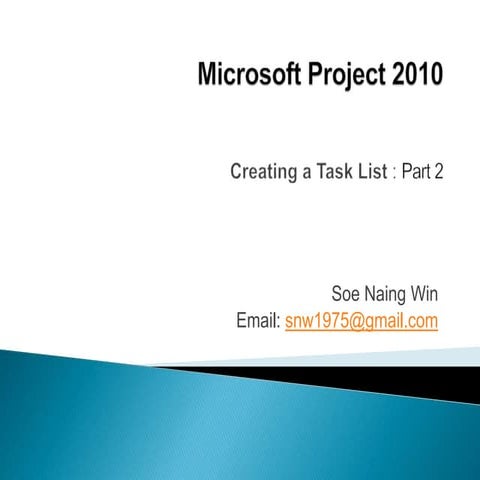 PRJ101xl Project Libre Basic Training | PPT