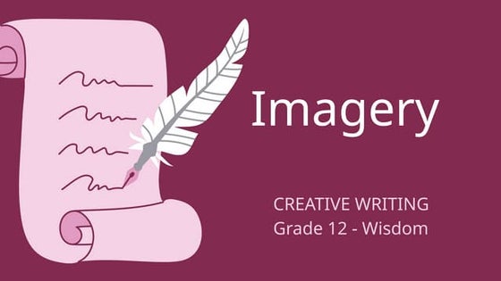 English 8 Sensory Imagery and activity for students | PPT