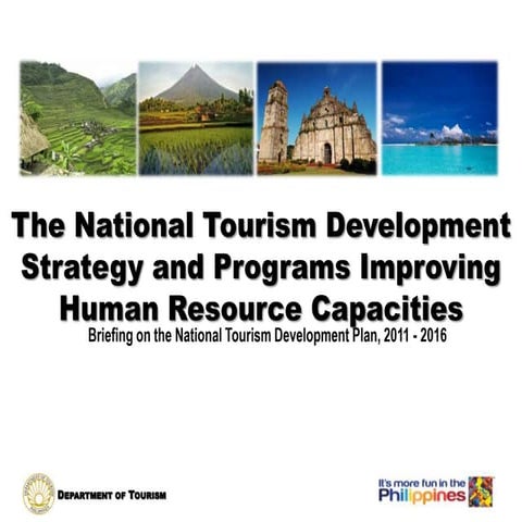 The National Tourism Development Strategy and Programs Improving Human ...