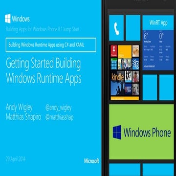 02 getting started building windows runtime apps | PPT