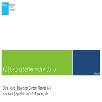 02 Getting Started With Arduinopptx Computing Technology And Computing 5233