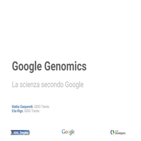 Google genomics | PDF | Computing | Technology & Computing