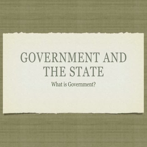 02 - Introduction to Government | KEY