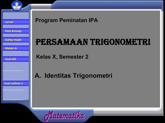 Pembuktian teorema pythagoras dengan identitas trigonometri | PDF