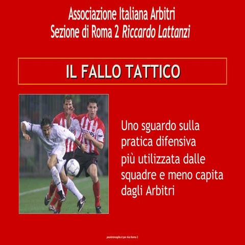 02 Il Fallo Tattico | PPT