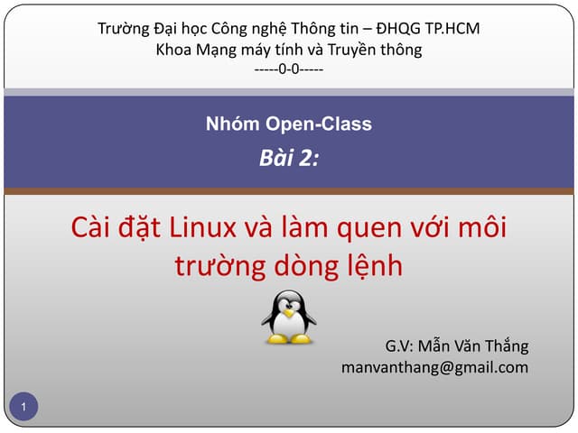 Lesson 2 Install Linux And Command Line Environment Ppt 2786