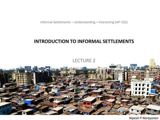 Informal Settlements Maps | PDF
