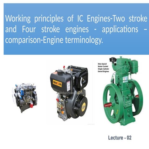 Formula of IC Engine | PPTX