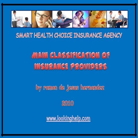 Main Classification of Insurance Providers | PPTX | Health Insurance ...