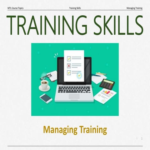 Managing Training | PPTX