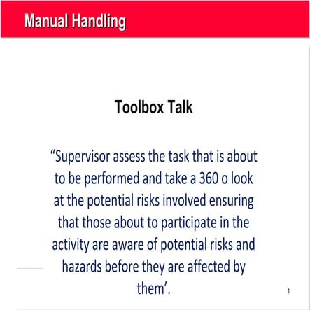 02 manual handlingtoolbox1g | PPT
