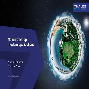 Native desktop modern applications | PPT