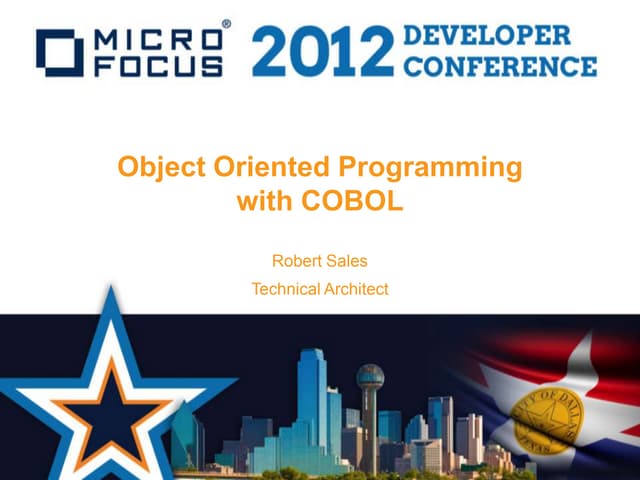 Object Oriented Programming With Cobol Ppt