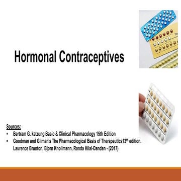 hormonal contraceptives pharmacology (Uses and adverse effects) | PDF