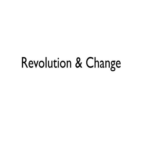 Scientific Revolution and Change | KEY