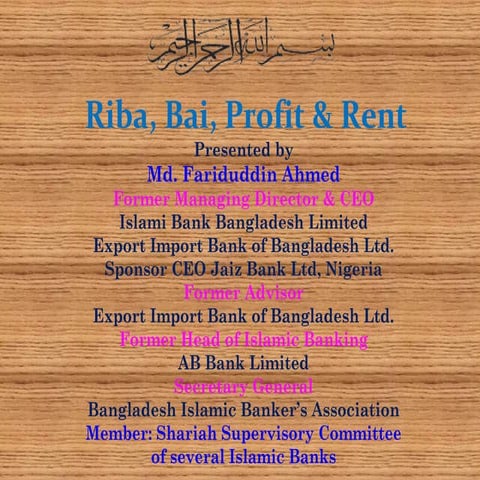 riba-bai-profit-rent | PPT