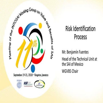 Risks identification process | PPTX