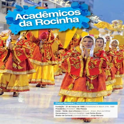 ROTEIRO DO DESFILE - ACADÊMICOS DA ROCINHA | PDF
