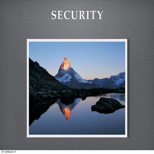 Security basics | PPT
