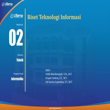 Modul Riset Teknologi Informasi - PENGENALAN PENELITIAN | PDF