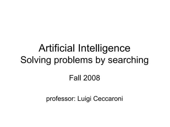 AI Agents, Agents in Artificial Intelligence | PPT