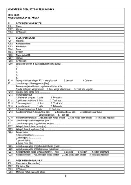 PB 3. Survey Desa - RT - Keluarga - Individu-Enumerator.pptx