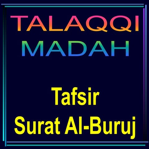 Tempate materi tafsir al-quran surah al-buruj | PDF