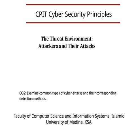 Cyber Security Fundamentals | PPTX