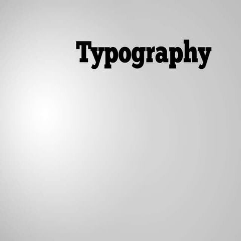 Typography | PPT