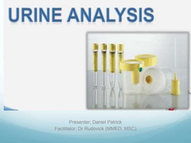 Urine analysis | PPTX