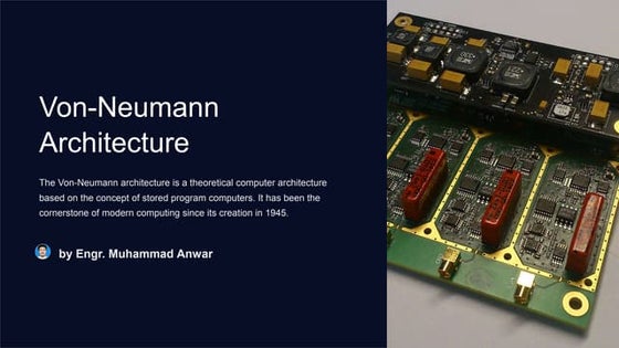 Von Neumann Architecture | PDF