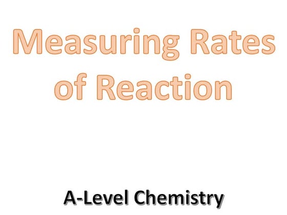 Rate of reactions | PPTX | Chemistry | Science