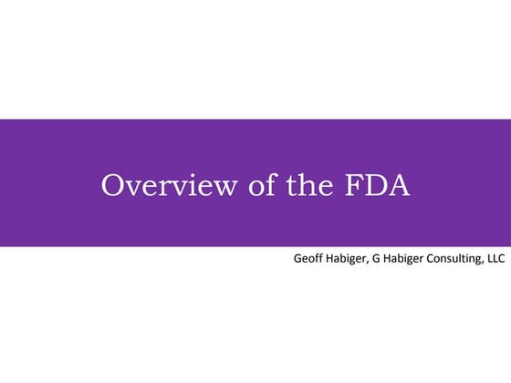 USFDA | PPT