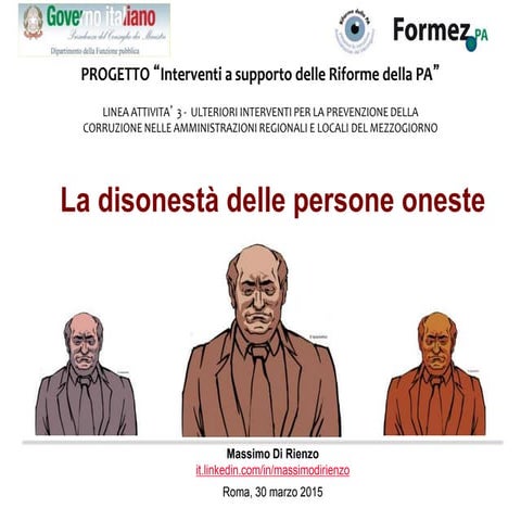La disonestà delle persone oneste | PPTX