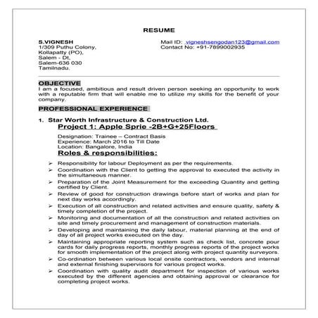 rajesh Resume | DOC