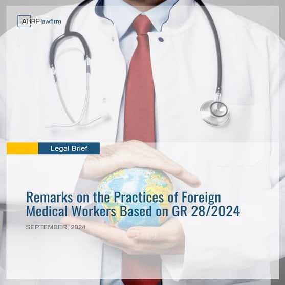 Remarks on the Practices of Foreign Medical Workers Based on GR 28/2024 ...
