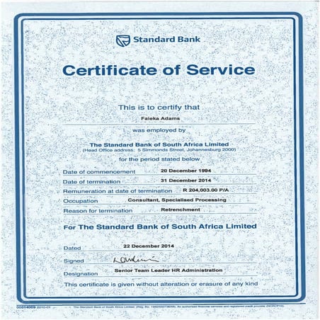 Certificate of Service | PDF