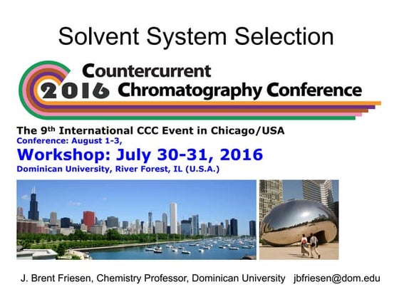 Commercially Available Countercurrent Separation (CCS) Instruments ...