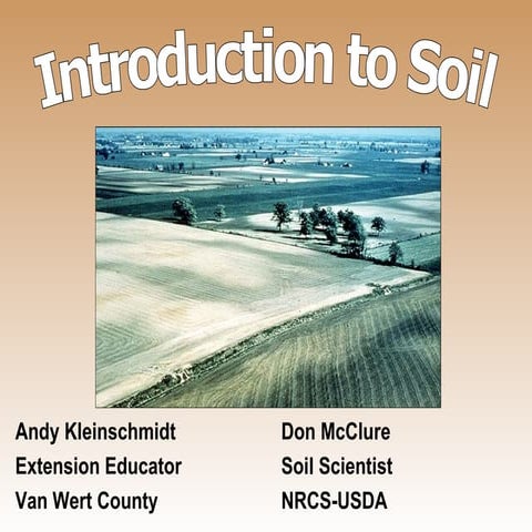 Introduction to Soil Science | PPT