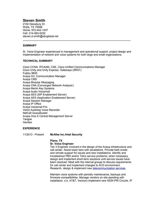 Great Candidate Resume Sample | PDF