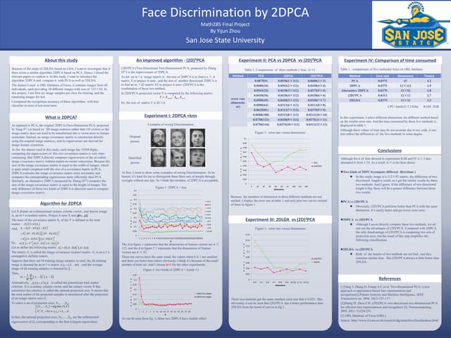 Face Recognition using PCA-Principal Component Analysis using MATLAB | PPTX