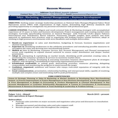 Resume - Mr. Bassem H Mansour | PDF