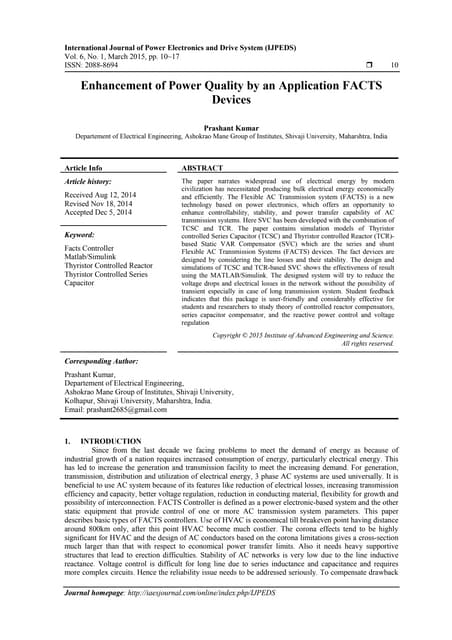 Static var compensator | PPTX | Computer Networking | Computing